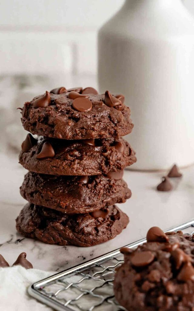 Chewy Double Chocolate Fudge Cookies - Popular Recipes