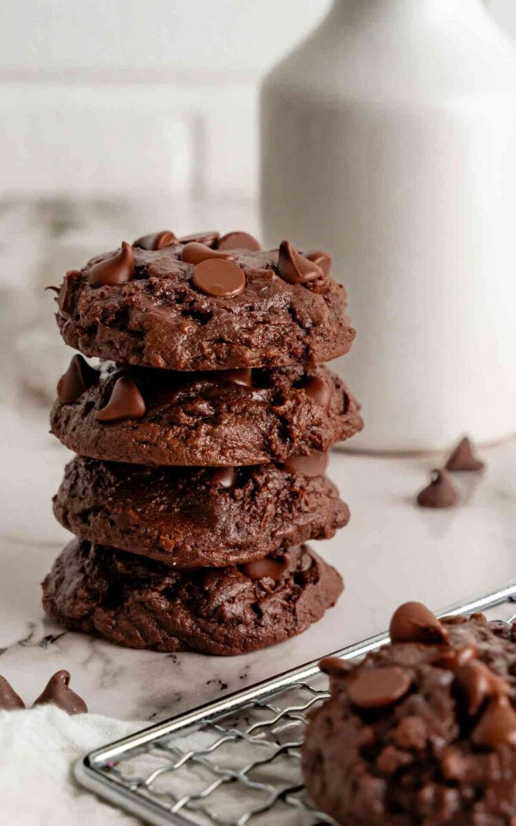 Chewy Double Chocolate Fudge Cookies - Popular Recipes