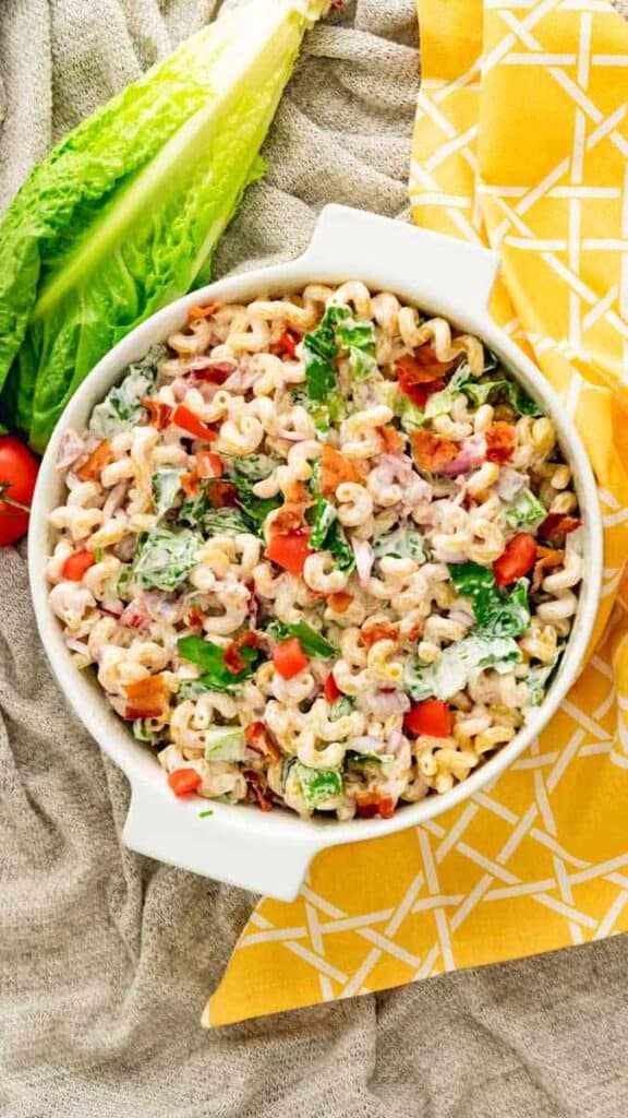 Creamy BLT Pasta Salad Recipe - Popular Recipes