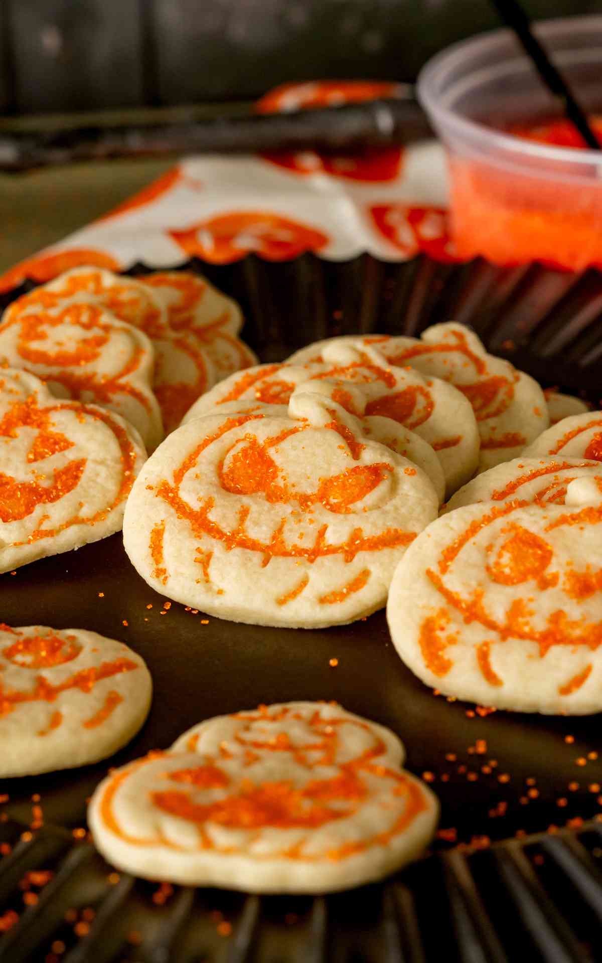 Halloween Sugared Shortbread Cookies - Popular Recipes