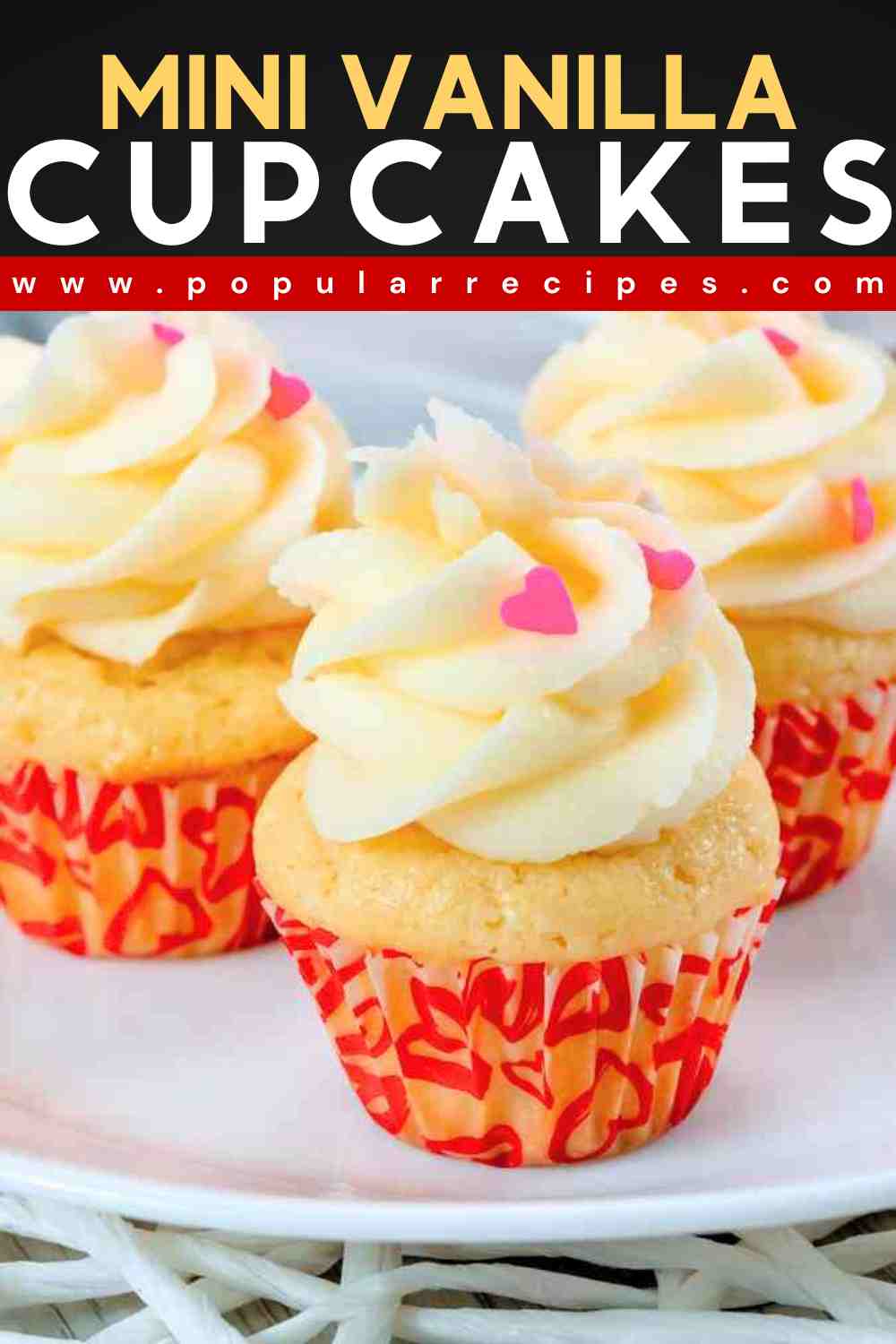 Mini Vanilla Cupcakes - Popular Recipes