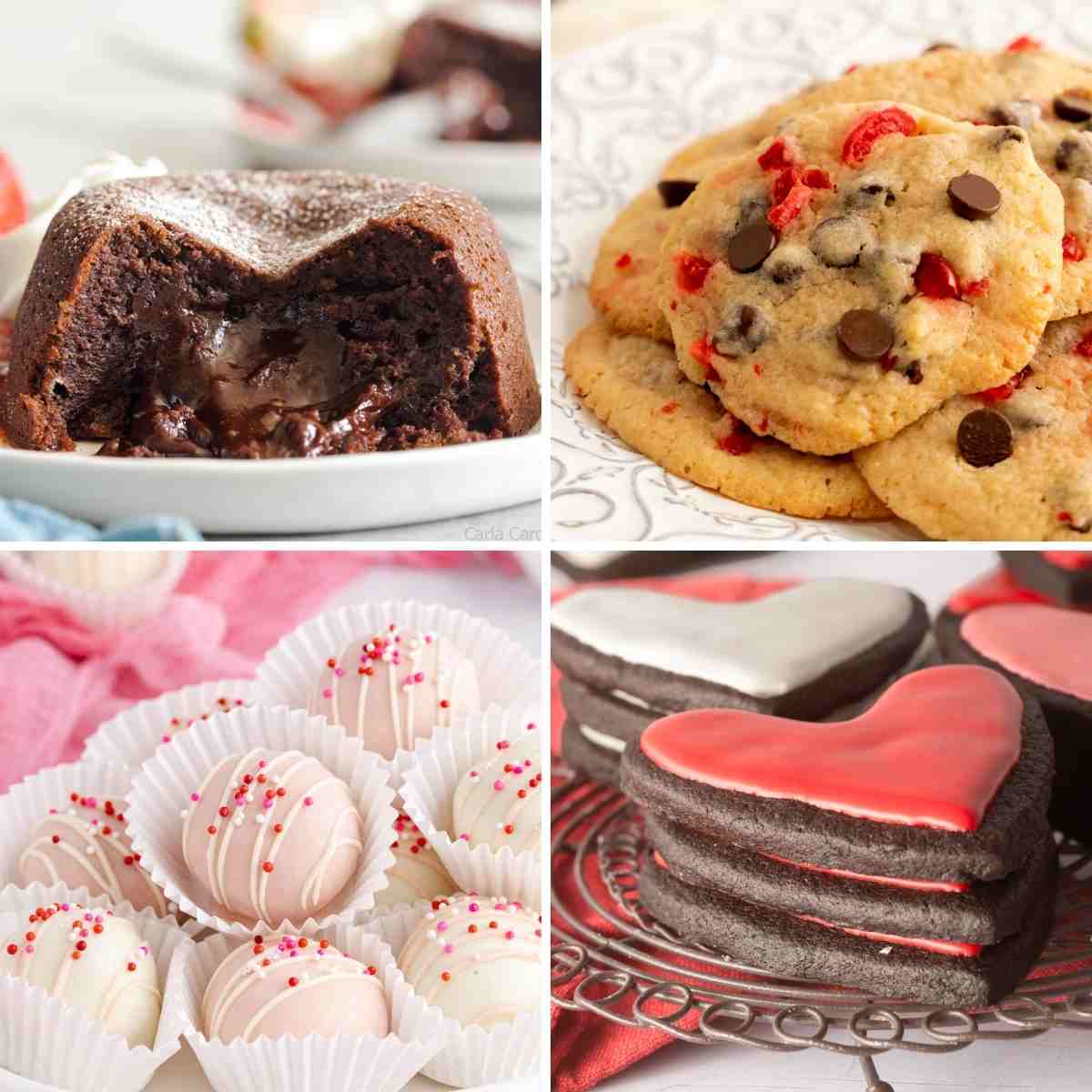 Valentine’s Day List of Easy Dessert Recipes Anyone Can Make - Popular ...